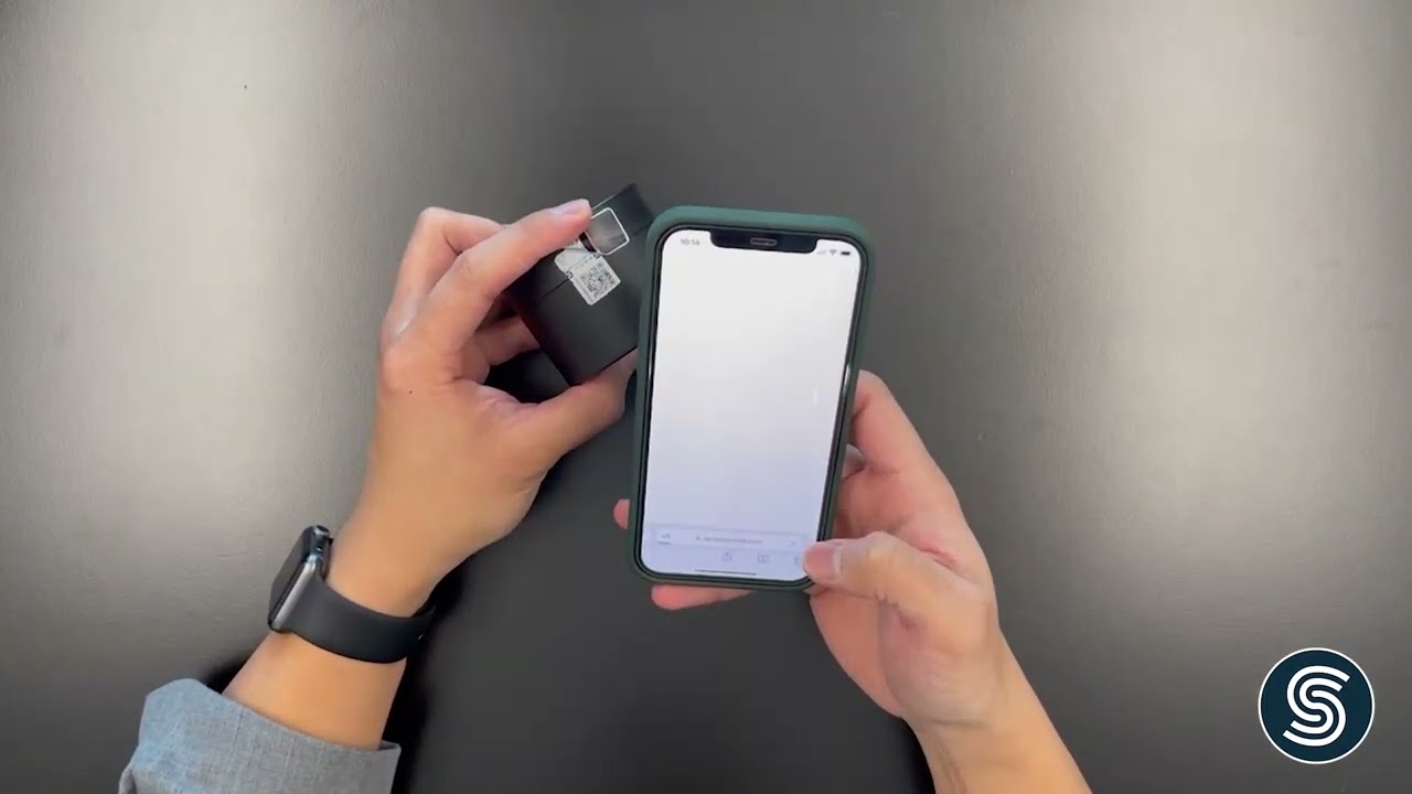 Tiny Security Label with VOID Effect and Hidden Pin