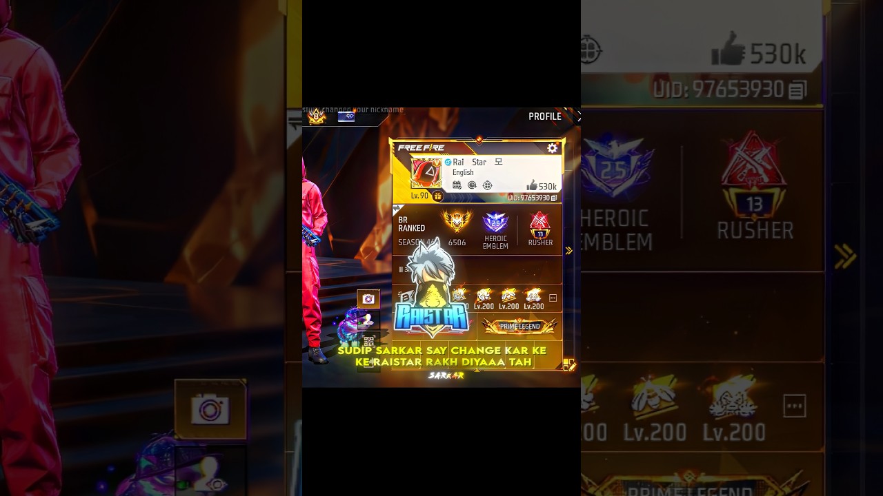 @RaiStar GALI MODE ON 💀HACK OR WOT🔥#freefire #sudipsarkar #raistar #trending