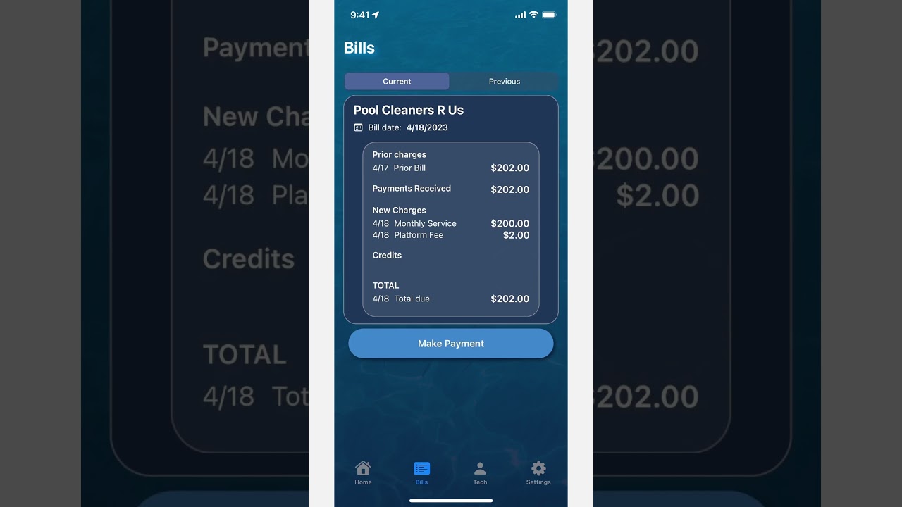 Dip: For pool owners