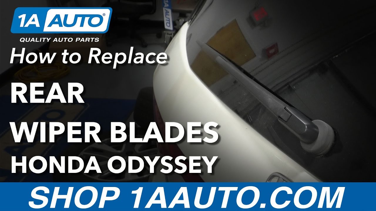 How to Replace Rear Wiper Blades 11-17 Honda Odyssey