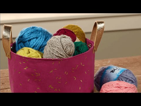 Make a Fabric Storage Bin
