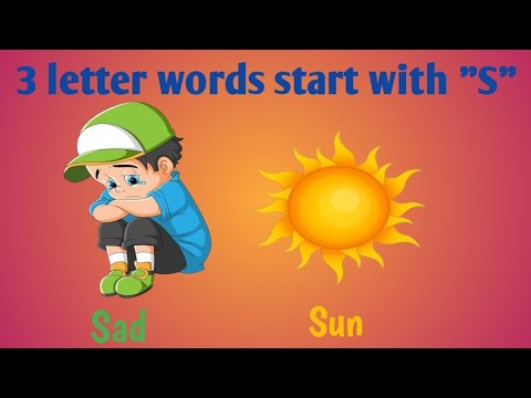 3 letter words begin with S/abc/kids videos