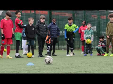 Bees in the Community – Barnet Players Inspire Youngsters at The Hive Foundation Football Camp.
