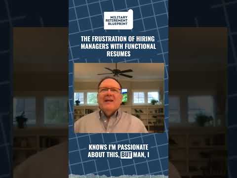 Learn why functional resumes can frustrate hiring managers and how a targeted resume ...