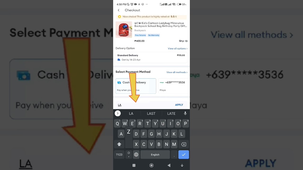 How to use Lazada voucher code