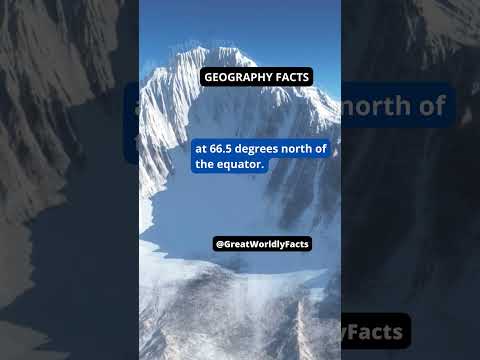The Arctic Circle is a line of latitude located ...