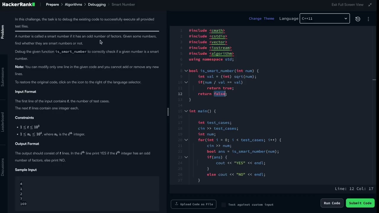 HackerRank: Smart Number