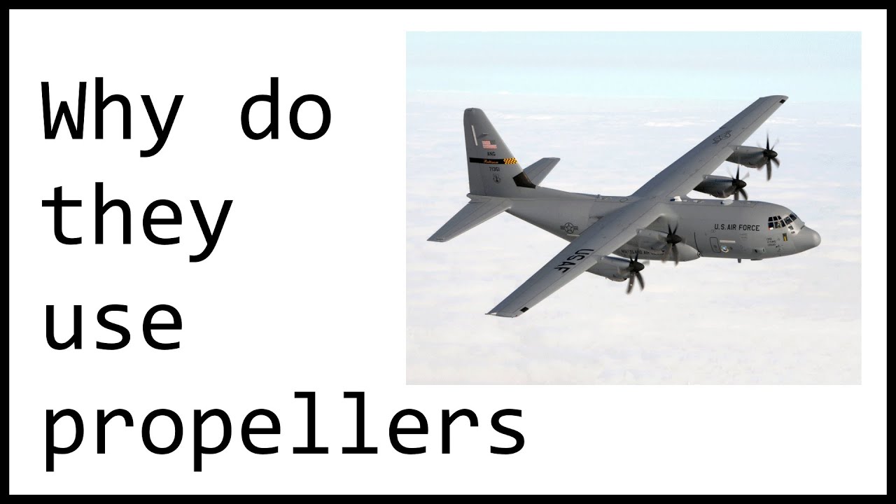 Why the C-130 uses propellers instead of jet engines
