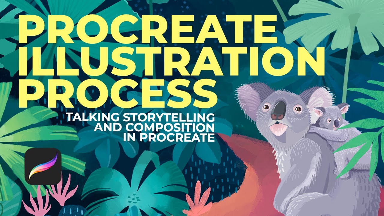 Procreate Digital Illustration process video | Storytelling & Composition | Our Planet Week