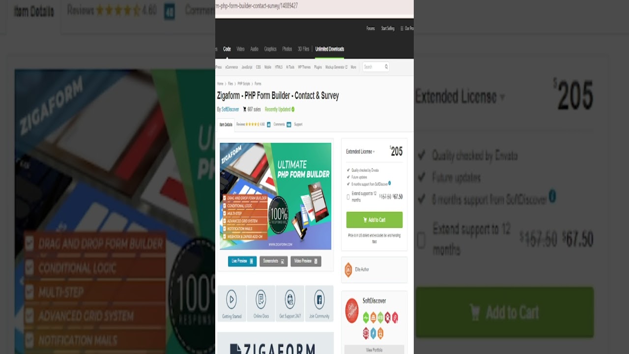 Zigaform - PHP Form Builder - Contact & Survey #mobileapps #affordableplugins #apidevelopment