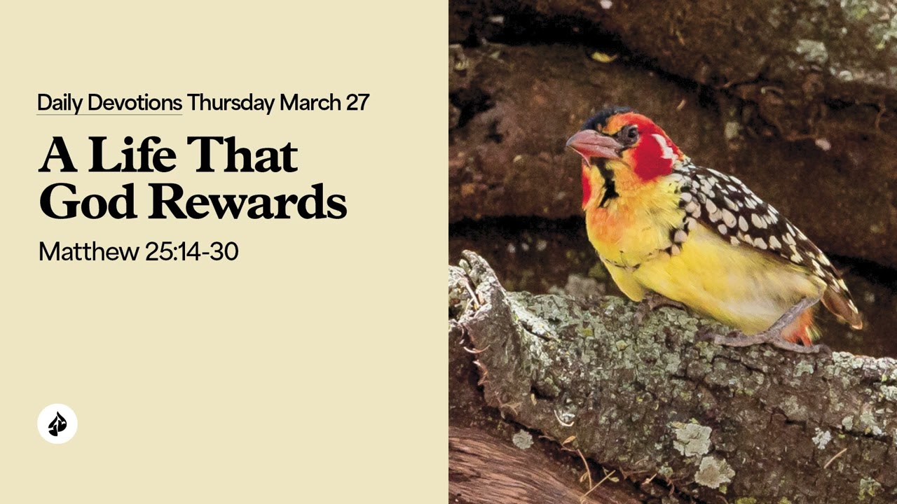 A Life That God Rewards – Daily Devotional