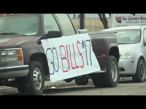 Eyewitness News Firebaugh residents hold parade for Buffalo Bills QB Josh Allen