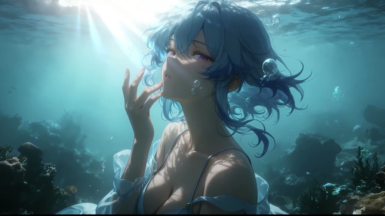 Shorekeeper: Breath of the Tides 🌊 | Ocean Anime 4K Live Wallpaper (3840×2160)