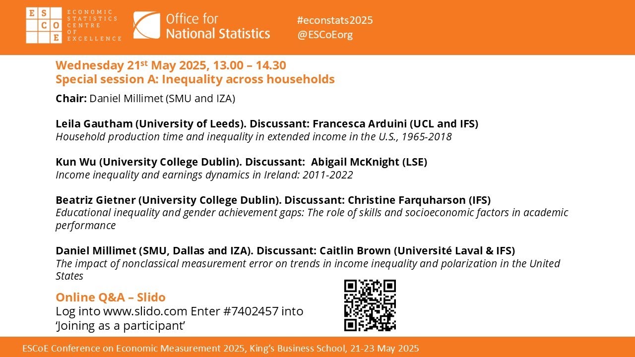 ESCoE Conference 2025: Special session A