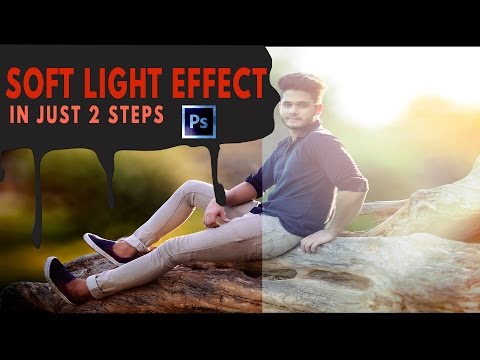 How to Create Super Fast Soft Light Effect in Just 2 Steps in Photoshop ...