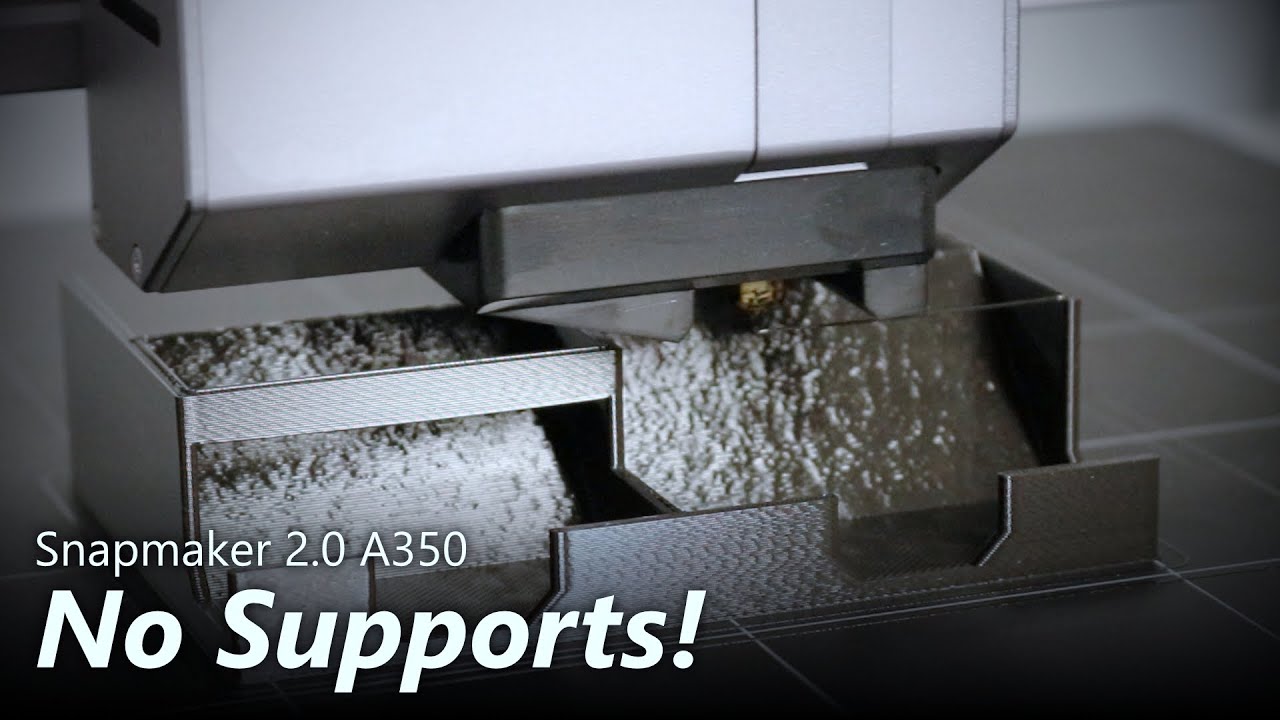 This 3D Printer Prints ACROSS GAPS with NO SUPPORTS