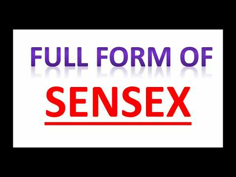SENSEX , full form of SENSEX