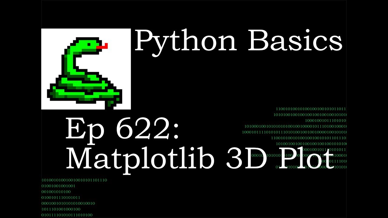 Python Basics Tutorial How to Create a 3D Plot With Matplotlib