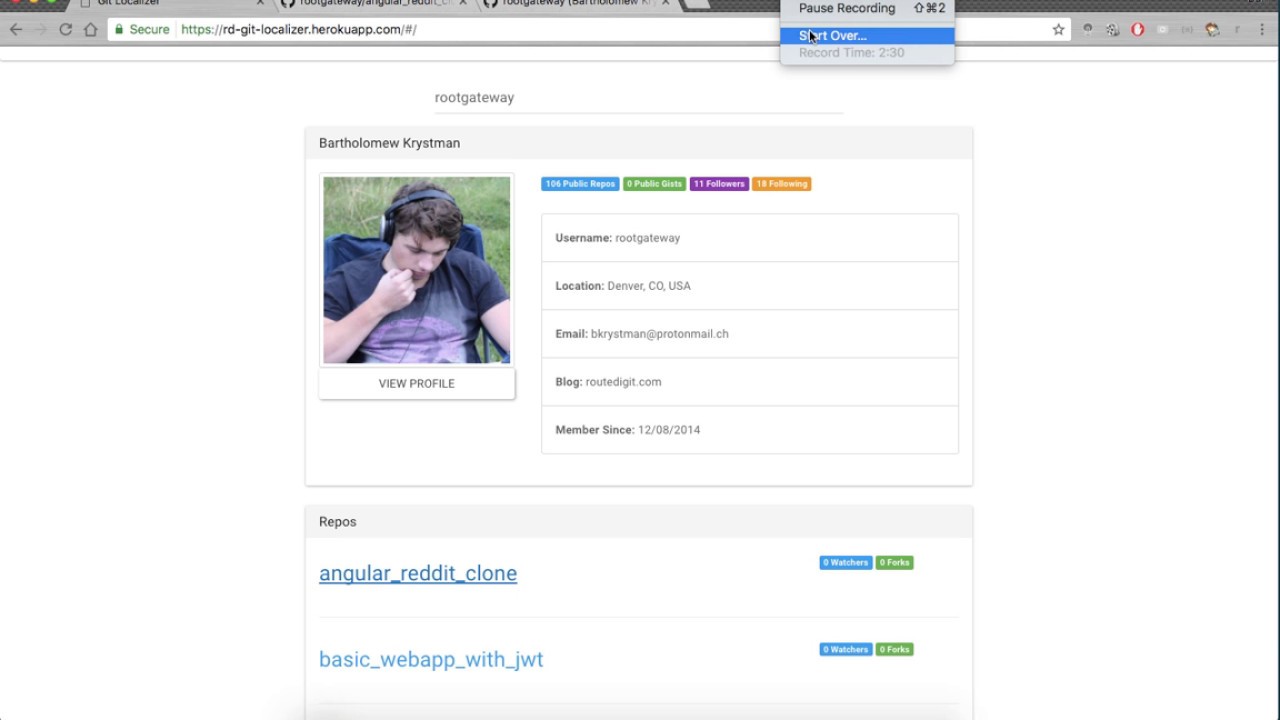 RouteDigit.com - Git Localizer - Angular2 App