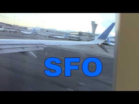 Plane Taxiing SFO San Francisco International Airport Jet Airplane Transportation Jamesss Today