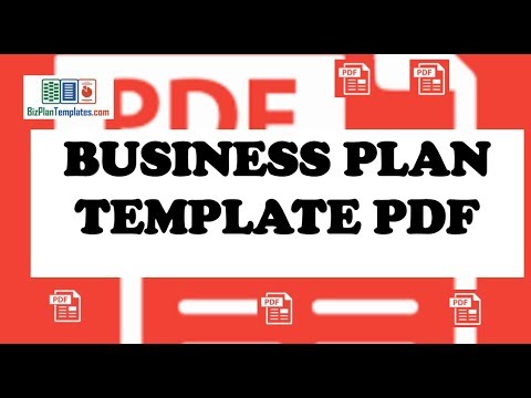 BUSINESS PLAN TEMPLATE PDF