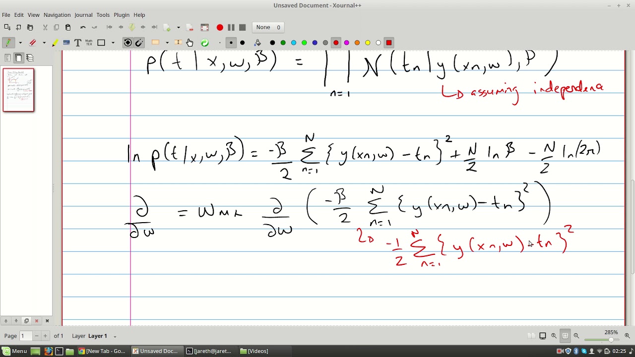 Bayesian ML - Lecture 8 (Curve Fitting Revisited)