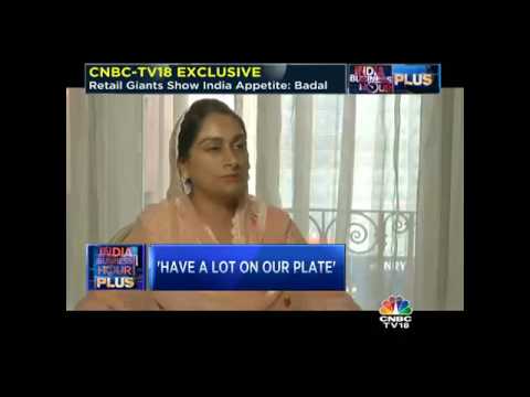 Exclusive: Food Processing Minister Speaks To CNBC-TV18