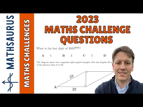 UKMT Junior Maths Challenge 2023 – Mathsaurus