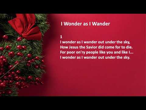 I Wonder as I Wander