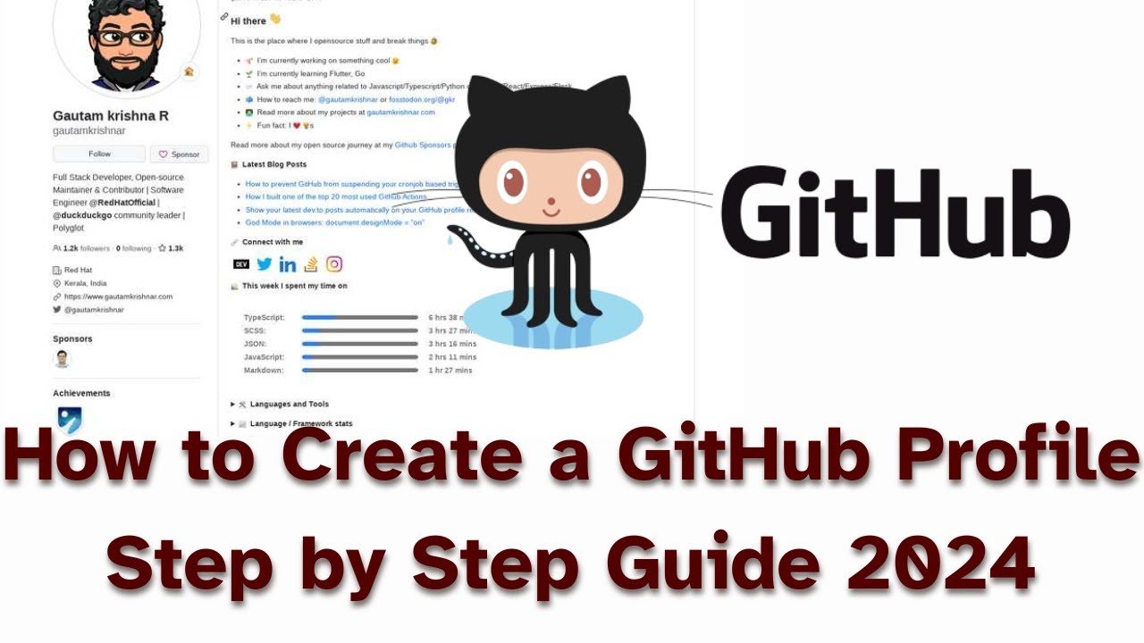 How to Create a GitHub profile 2024 | Dream tech #github