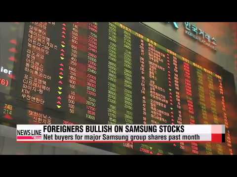 Foreigners bullish on Samsung stocks
