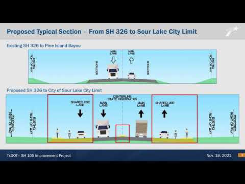 Beaumont District: Virtual Public Meeting - SH 105 Improvement Project