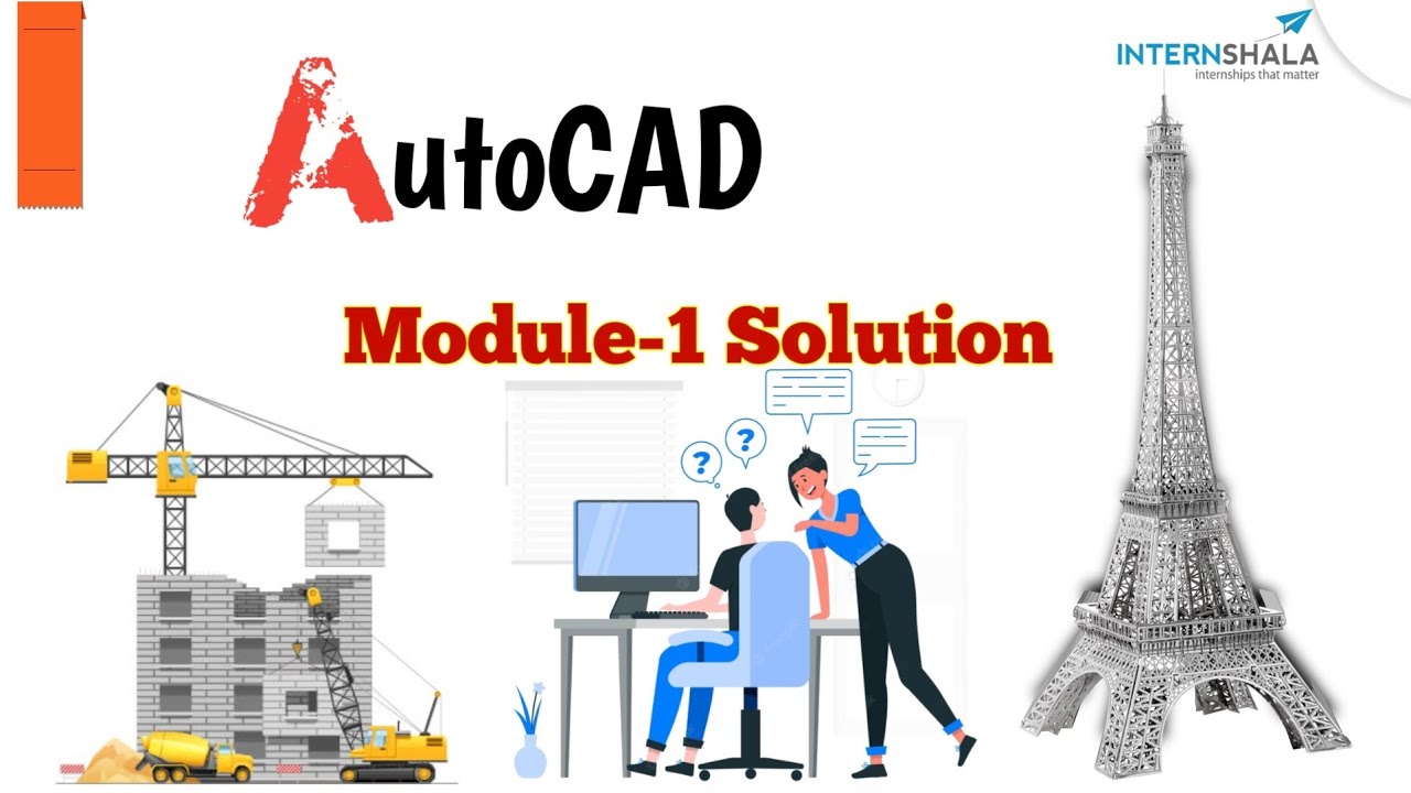 Internshala Autocad Module 1 Test Answers |Internshala Autocad Module 1 Test Solution |#autocad ▪︎IS