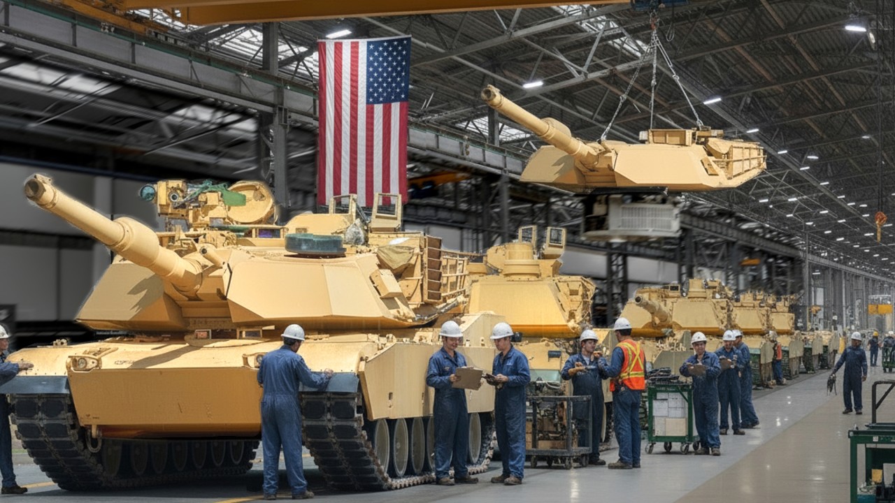 Inside Secret US Factory that Builds M1 Abrams Tanks: Manufacturing process & Assembly line