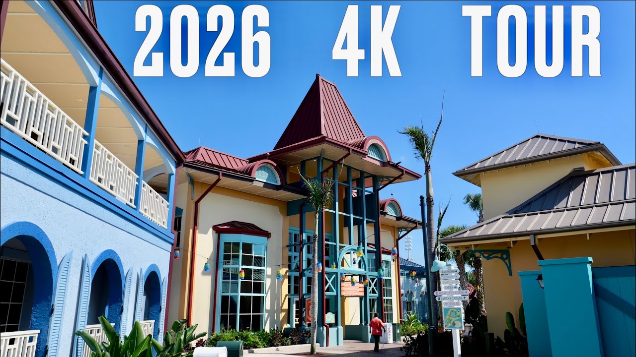 Disney's Caribbean Beach Resort 2026 Tour & Walkthrough in 4K | Walt Disney World Florida May 2026
