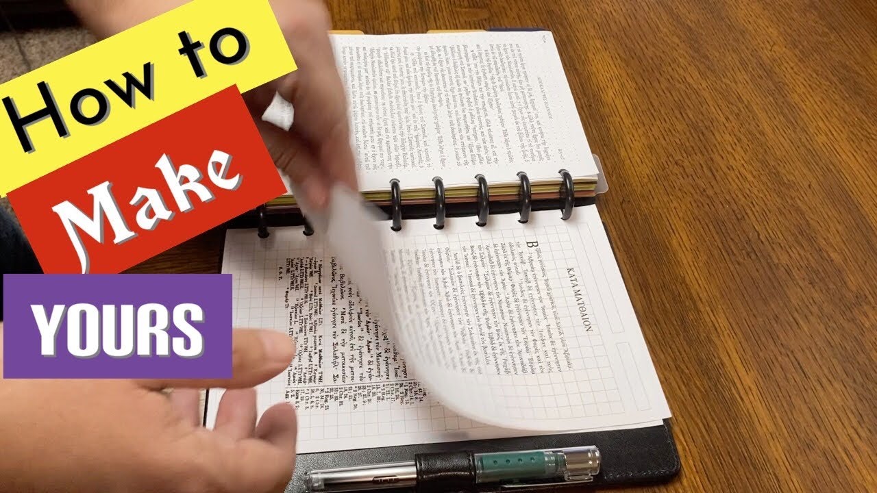 Leather Greek Scripture Journal—Fully Customizable