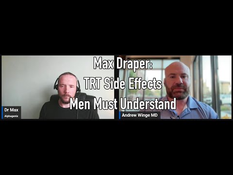 Max Draper from Alphagenix: TRT side-effects men must understand