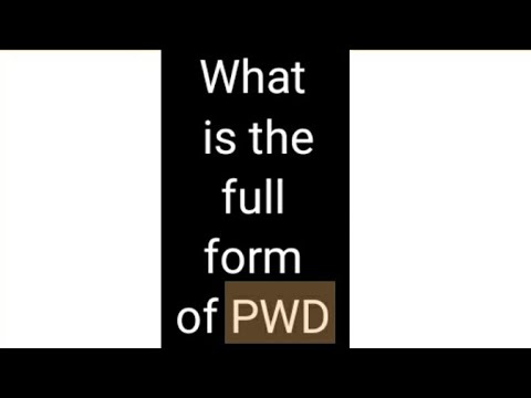 🔥 PWD full form 🔥 || 🔥 What is the full form of PWD 🔥 #shorts