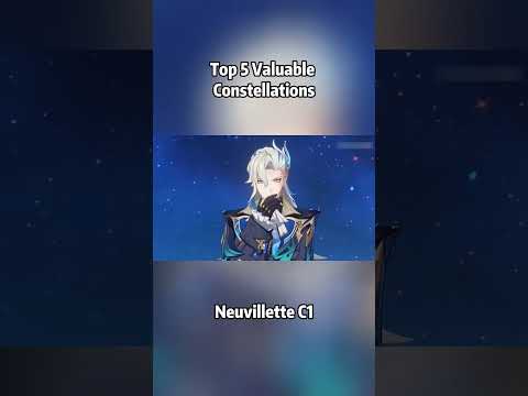 Top 5 valuable constellations #genshin #genshinimpact #genshintips