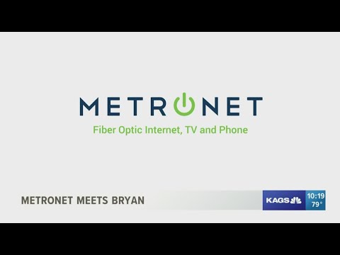 The City of Bryan will soon be home to MetroNet