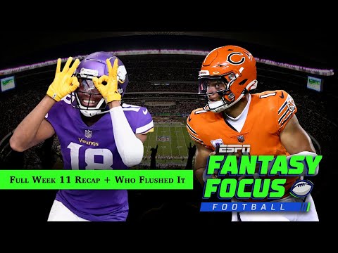 Full Week 11 recap + Who Flushed It | Fantasy Focus 🏈