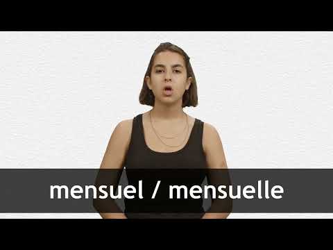English Translation of “MENSUEL” | Collins French-English Dictionary