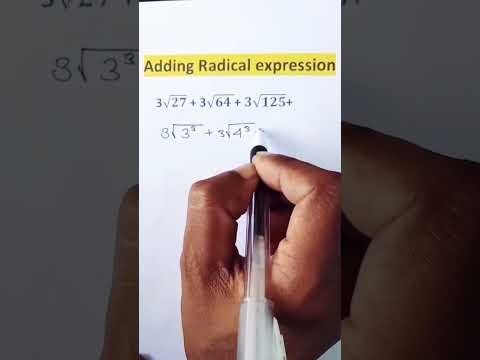 Addition of Cube root #maths