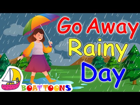 Rain, Rain, Go Away Nursery rhyme 🌦️ | Rainy Day song | Boattoons Rhymes & Kids Songs