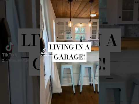 WOULD YOU LIVE IN A GARAGE? ( GARAGE CONVERSION ) #hometour #homedesign #garage