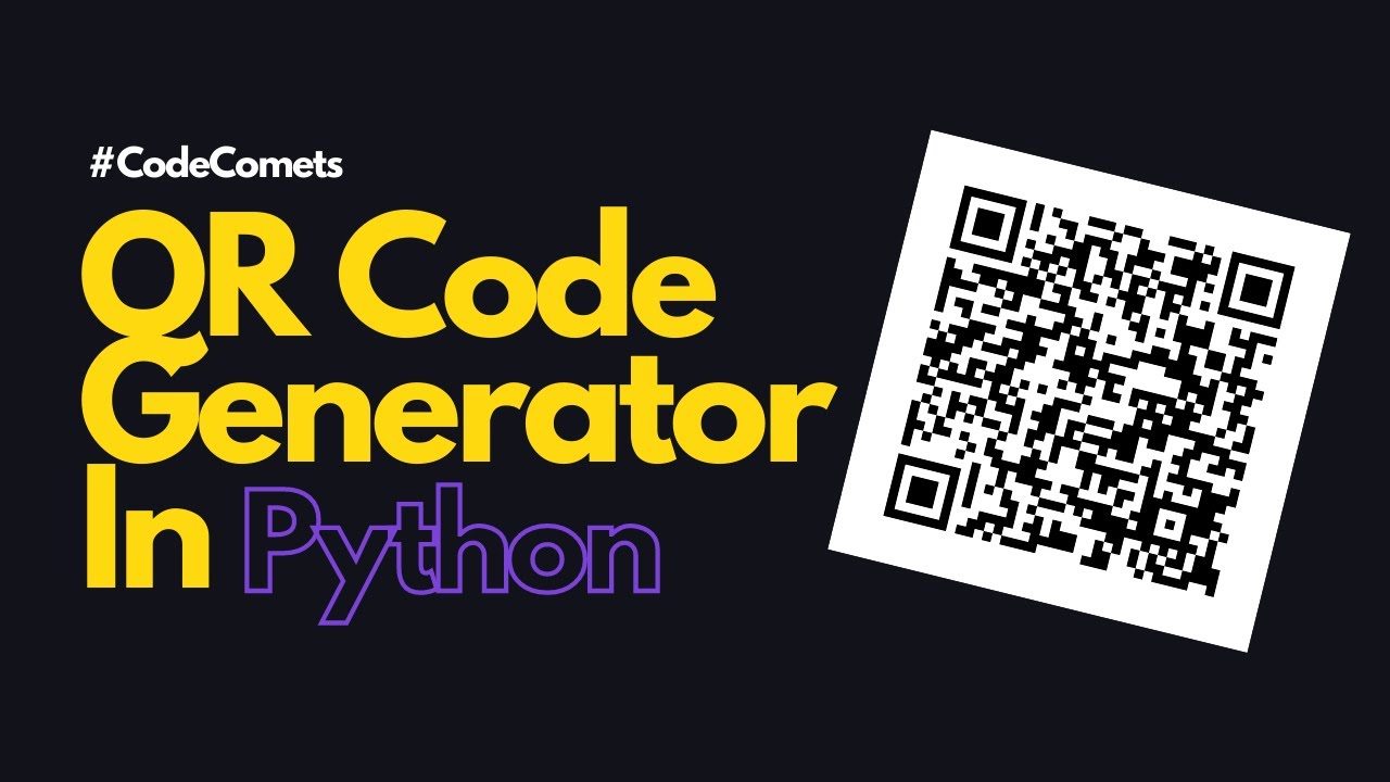 QR Code Generator With Python: Explained With Source Code