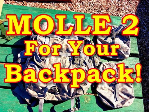 MOLLE 2 Rucksack for Your Backpack - Military Surplus! Video 249