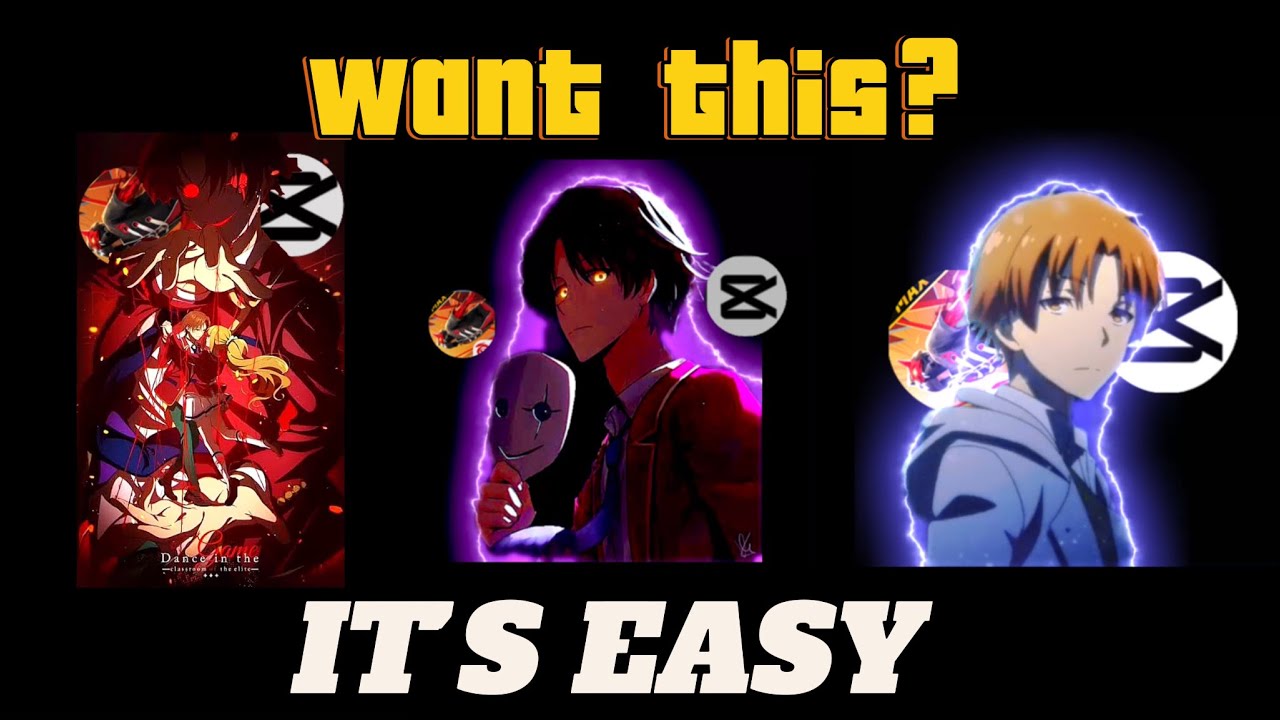 Capcut | AlightMotion+Capcut Anime Icons | Tutorial