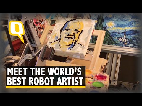 World’s Best Robot Artist - A ‘Masterpiece’ Of Technology