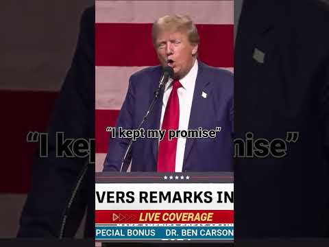 “I kept my promise”: President Trump discusses historic record on Israel in Reno, Nevada